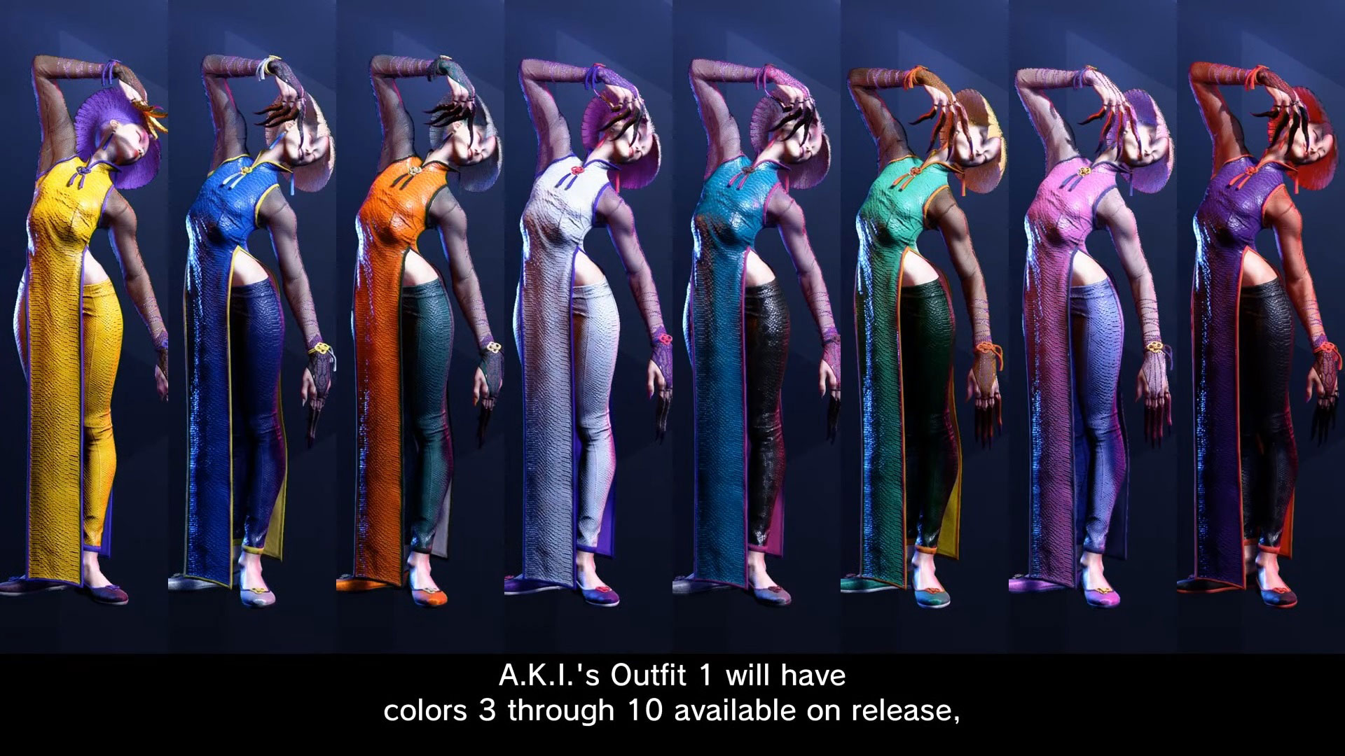 A.K.I.'s Street Fighter 6 default colors and game faces 4 out of 4 ...