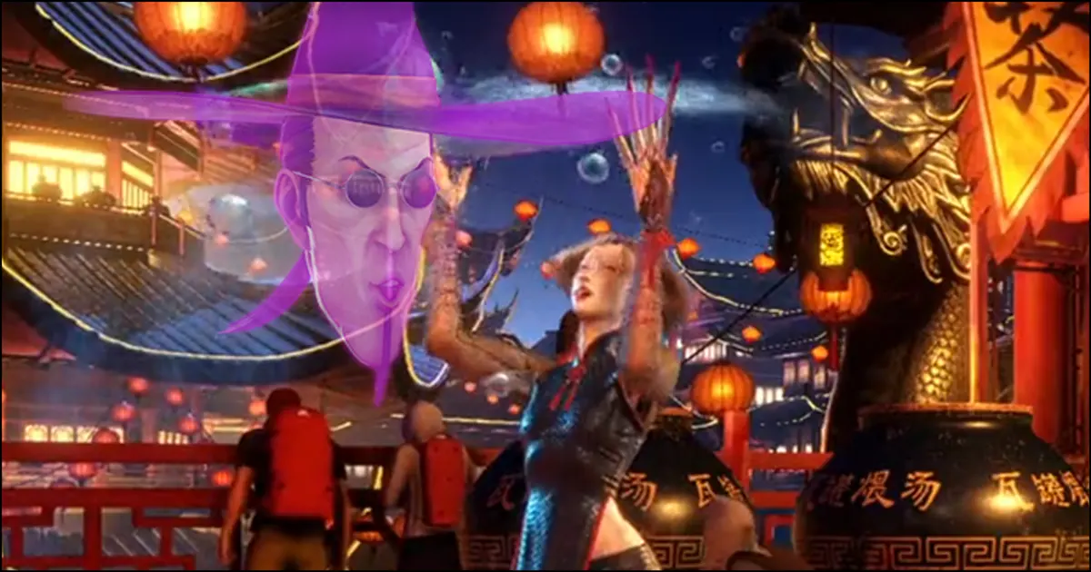 A.K.I. creates F.A.N.G's head out of bubbles for one of her taunts in ...