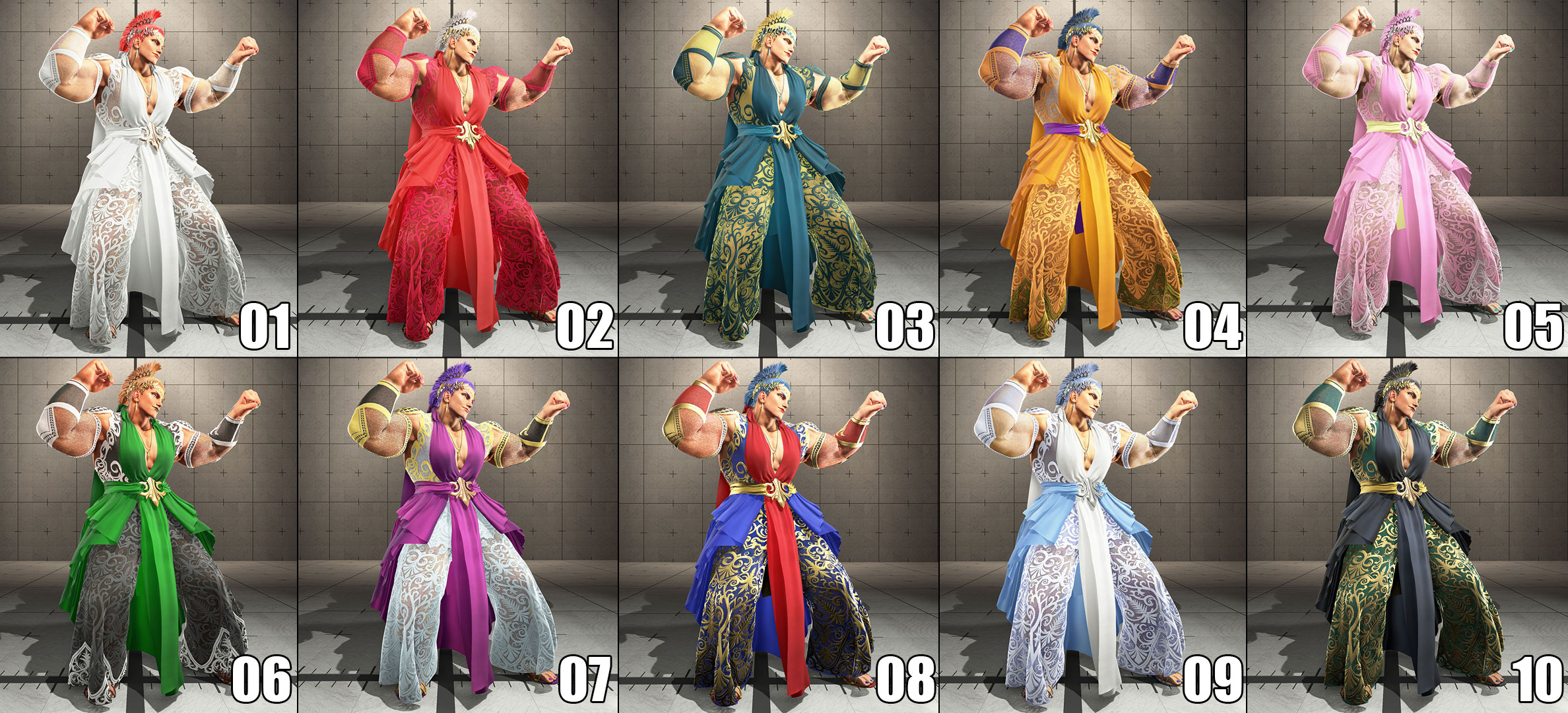 Street Fighter 6 all Outfit 3 colors 16 out of 18 image gallery