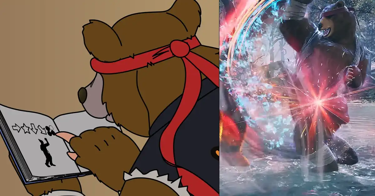 This hilarious comic strip fan art of Tekken 8's Kuma shows how the ...