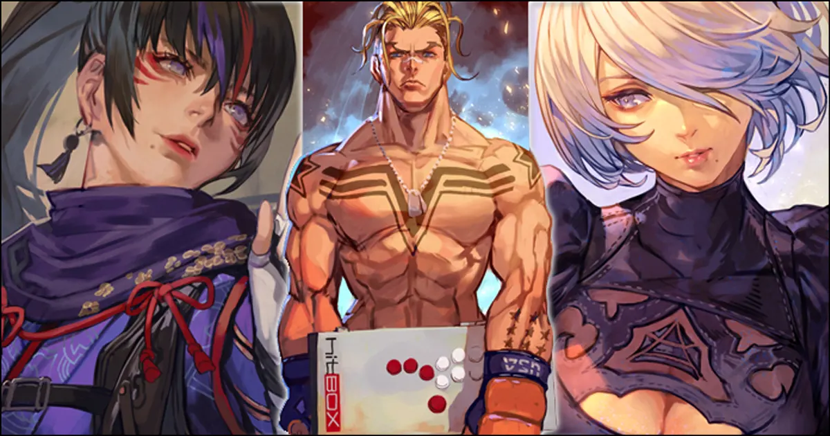 Click Burgundy's top tier fighting game portraits celebrate tournament ...