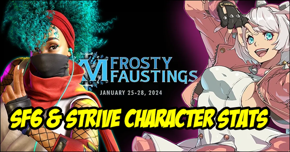 Top 64 character stats for Street Fighter 6 and Guilty Gear Strive at ...