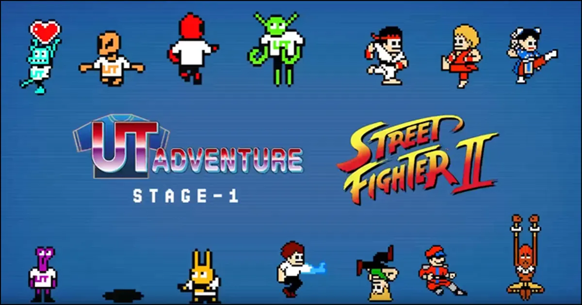 Clothing brand releases weird free game with Street Fighter characters ...
