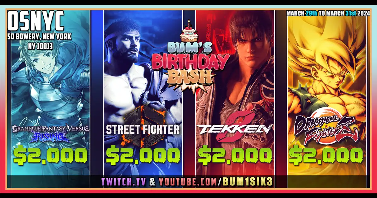 Bum's Birthday Bash 2024 results