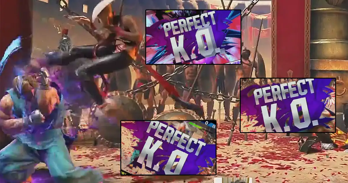 This might be the first triple perfect I've ever seen in Street Fighter 6