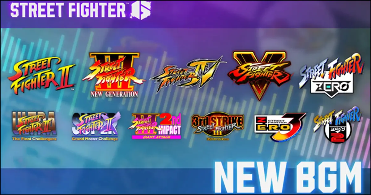 New Character BGM feature and music shop announced for Street Fighter 6
