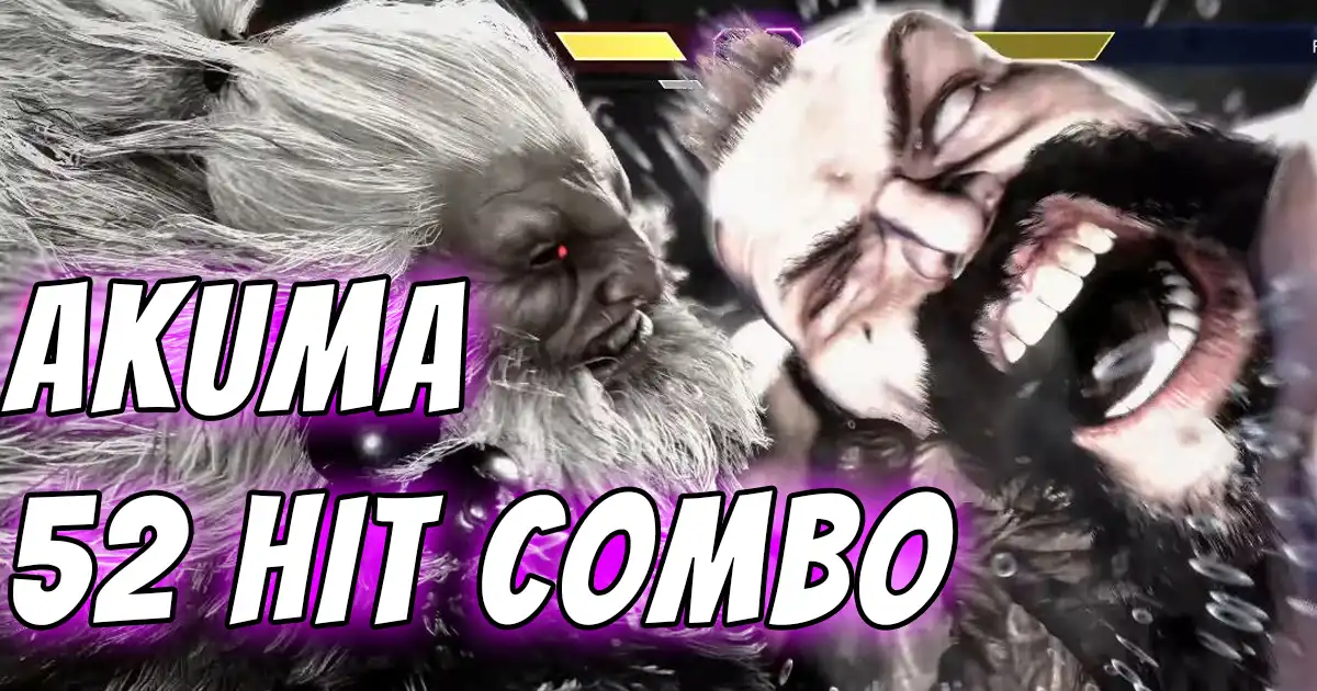 From 52 hits to full screen juggles here are the craziest Akuma combos ...