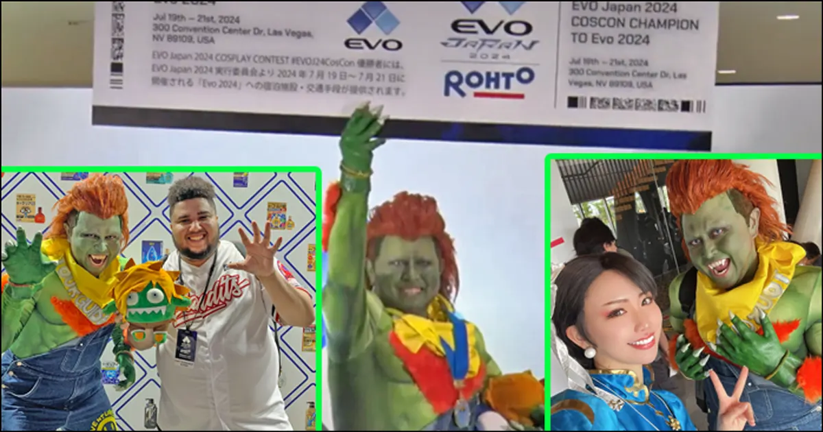 A rare Blanka won Evo Japan's stacked cosplay competition not only for ...