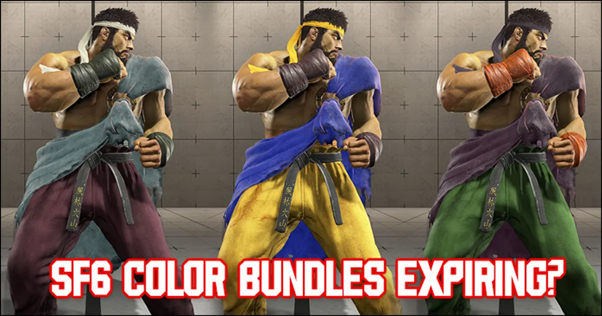 Street Fighter 6 DLC color bundles set to expire tomorrow though it ...