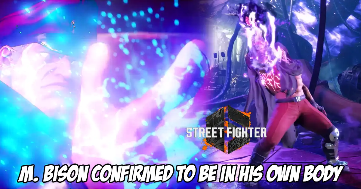 M. Bison said to occupy the same body as Street Fighter 5 and he won't ...