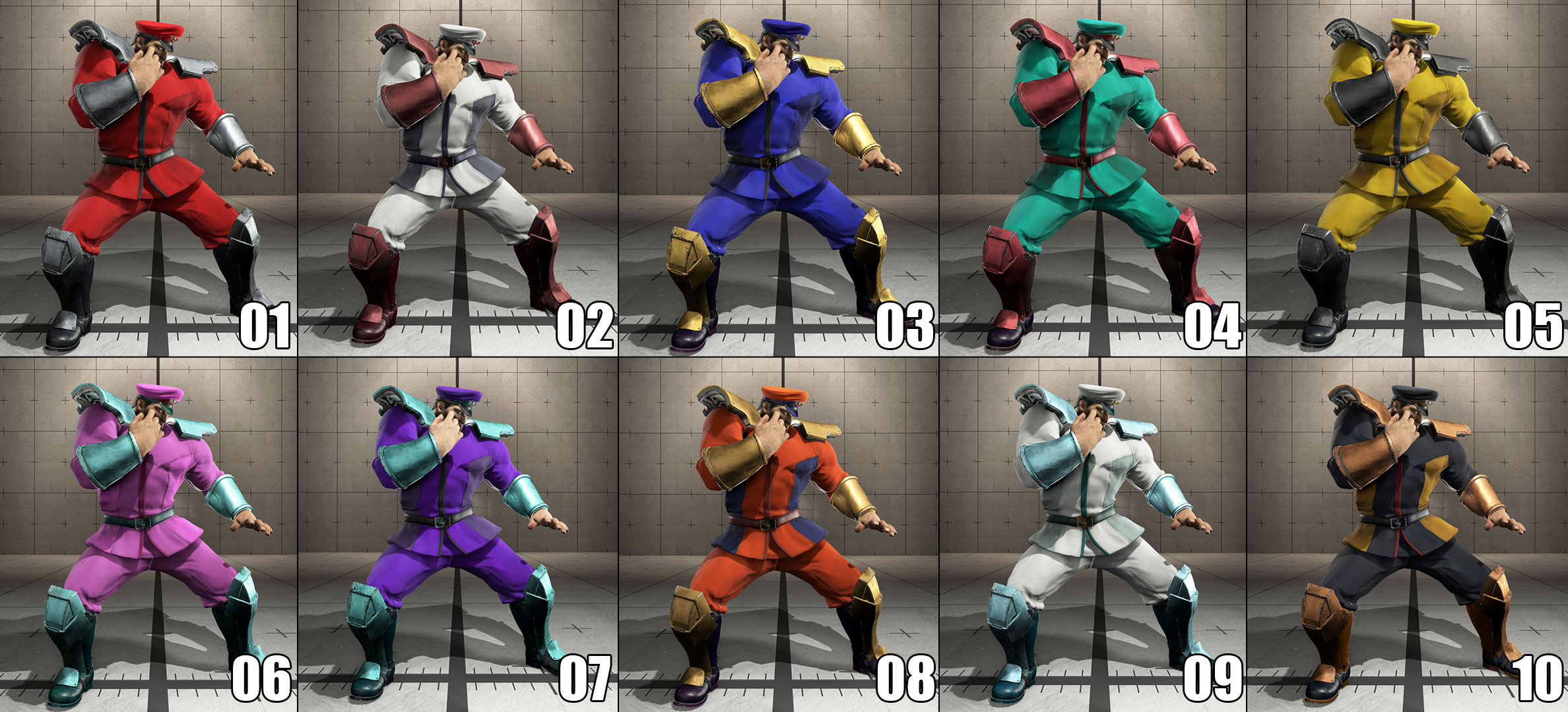 Street Fighter 6 M. Bison costumes and colors 2 out of 2 image gallery