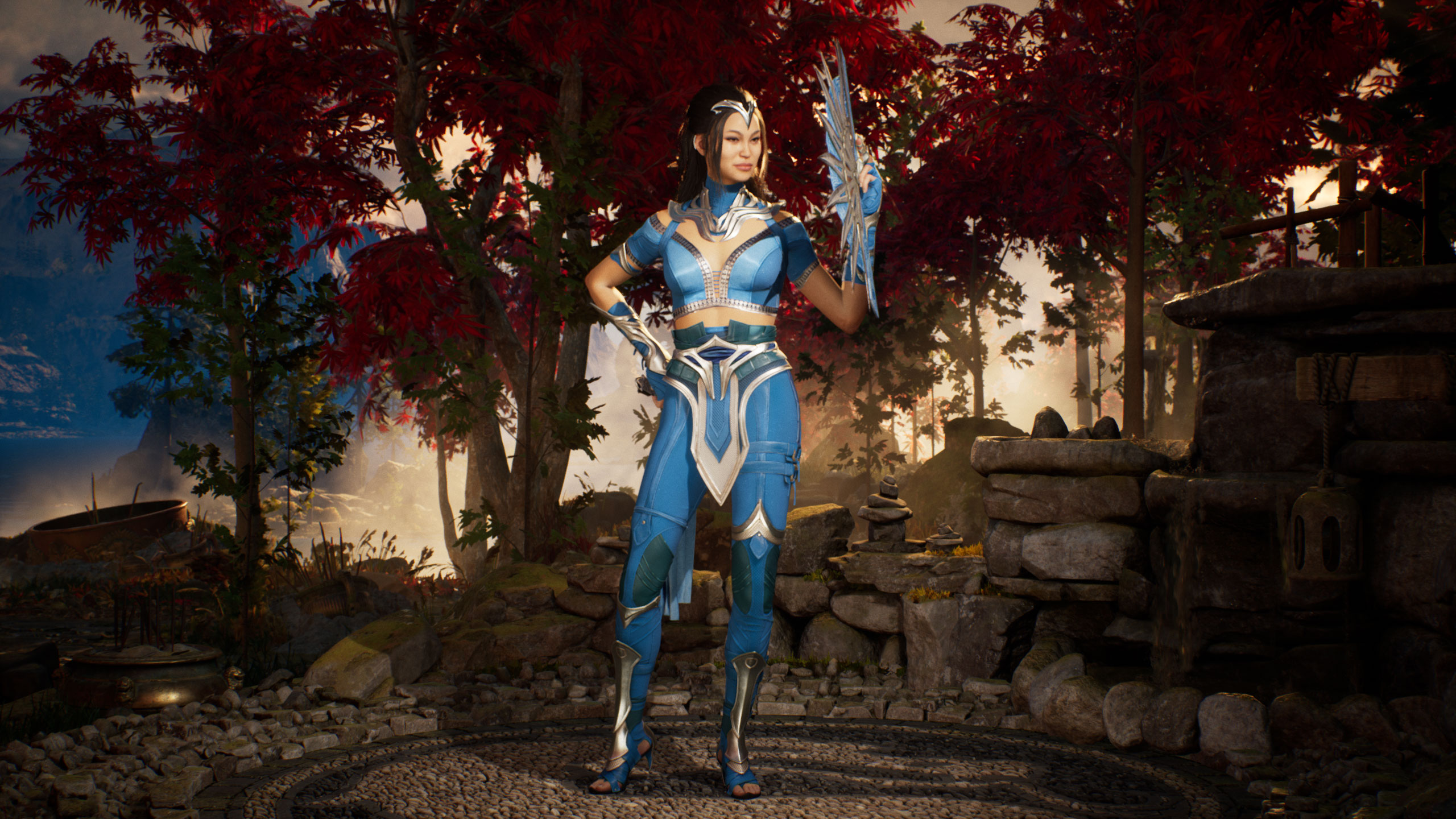 Free maskless Kitana skin in Mortal Kombat 1 3 out of 3 image gallery