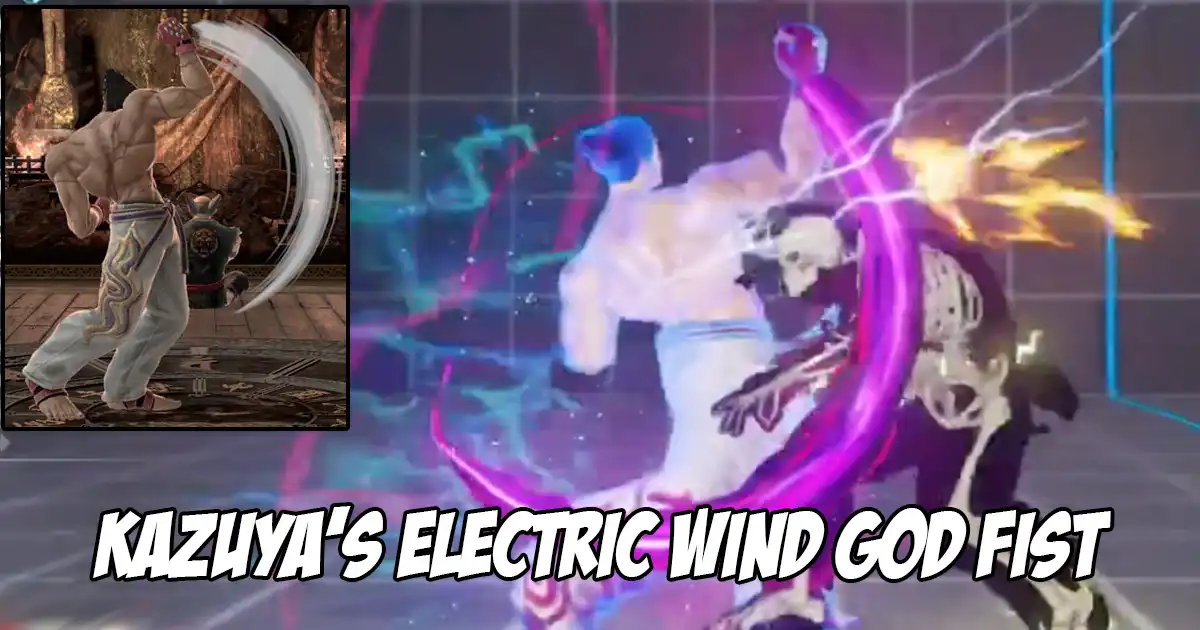 Kazuya's iconic Electric Wind God Fist showcased in Street Fighter 5 by ...