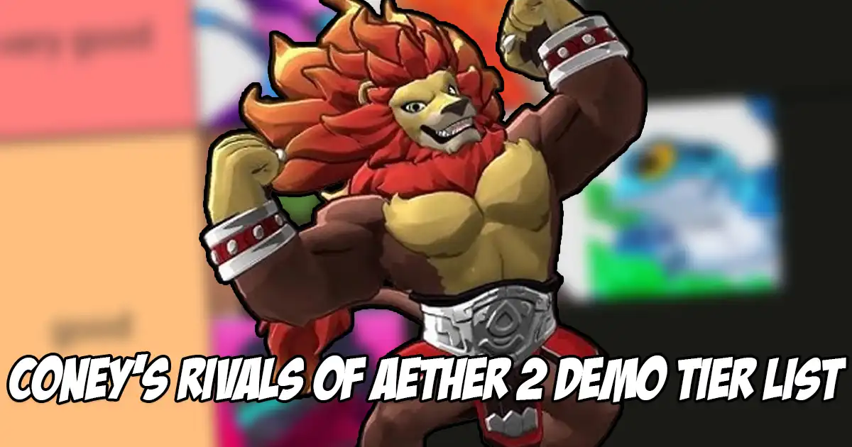 Coney's Rivals of Aether 2 demo tier list indicates who might be the ...