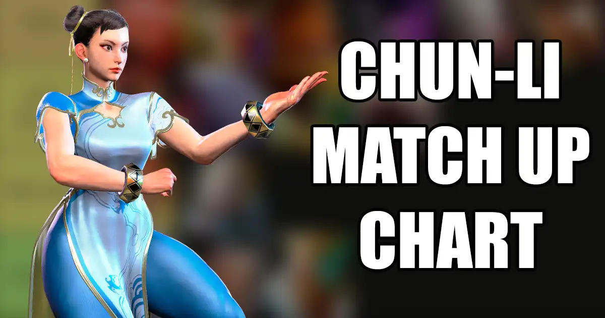 Ludovic shares new Chun-Li Street Fighter 6 match up chart, places her ...
