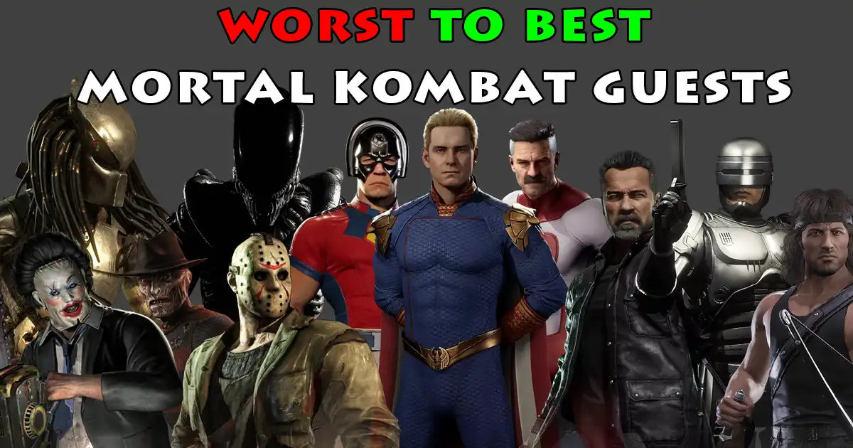 Ranking all Mortal Kombat guest character from worst to best