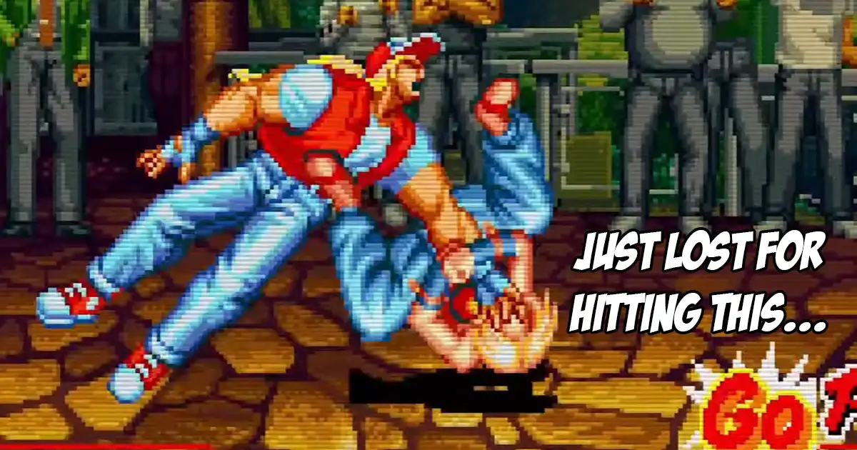 The 2D fighting game where you can apparently lose in hilarious fashion ...