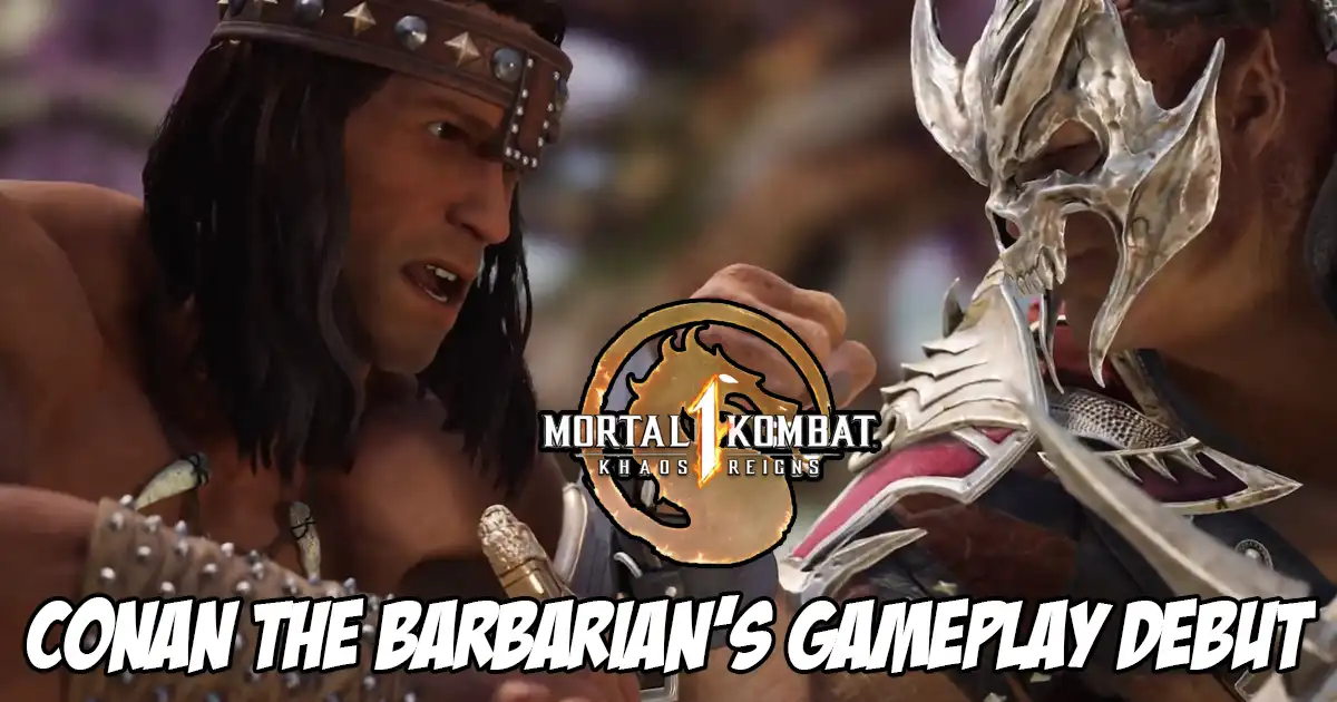 Conan the Barbarian's gameplay revealed in new teaser trailer for Mortal Kombat 1: Khaos Reigns ...