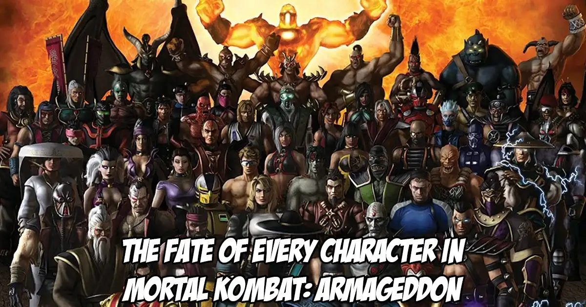 The fate of all 63 characters in Mortal Kombat: Armageddon