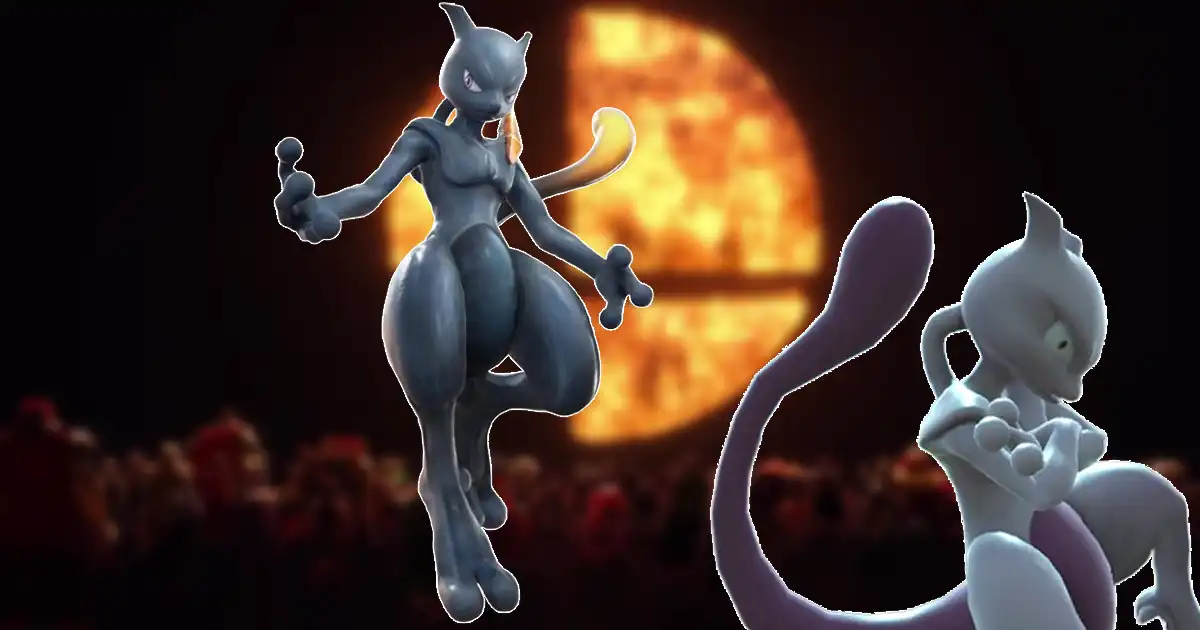 Pokkén Tournament's Shadow Mewtwo made playable in Super Smash Bros. Ultimate thanks to modding