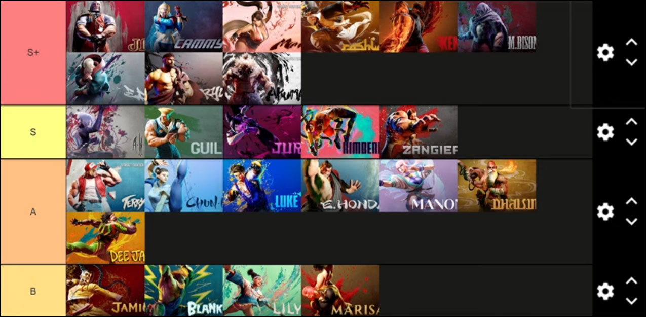 Musclenoob's Latest SF6 S2 Tiers 1 out of 1 image gallery