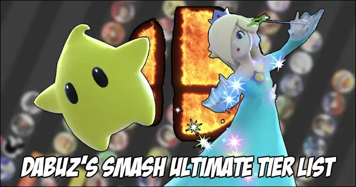 New tier list for Super Smash Bros. Ultimate showcased by Dabuz