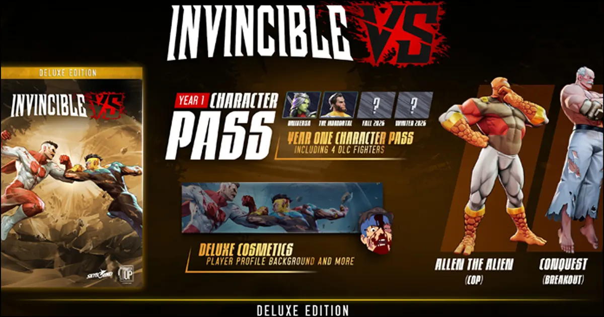 Invincible VS Deluxe Edition content improved and some DLC costume ...