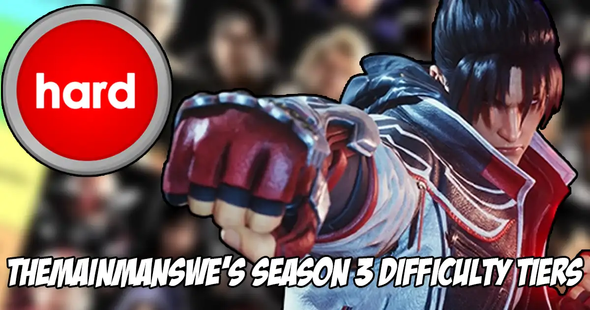 TheMainManSWE releases new difficulty tier list for Tekken 8 Season 3