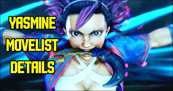 Yasmine movelist details revealed for Street Fighter 6